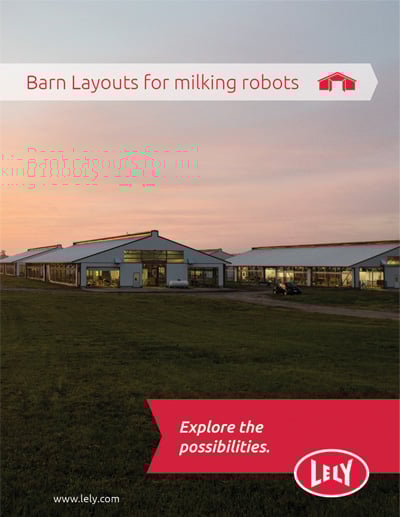 Five Barn Layouts for Lely Milking Robots